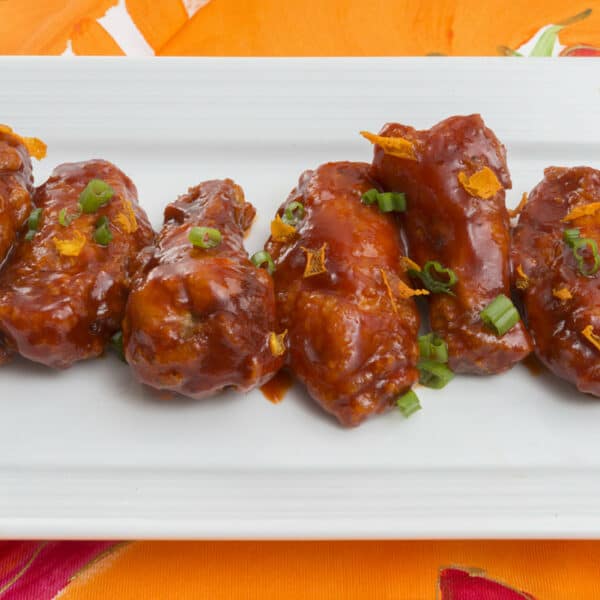 Red Chile Glazed Chicken Wings Recipe - Bueno Foods
